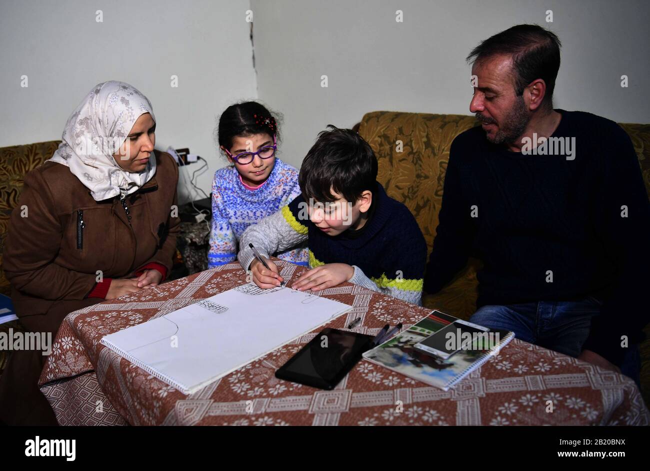 Autistic boy family hi-res stock photography and images - Alamy