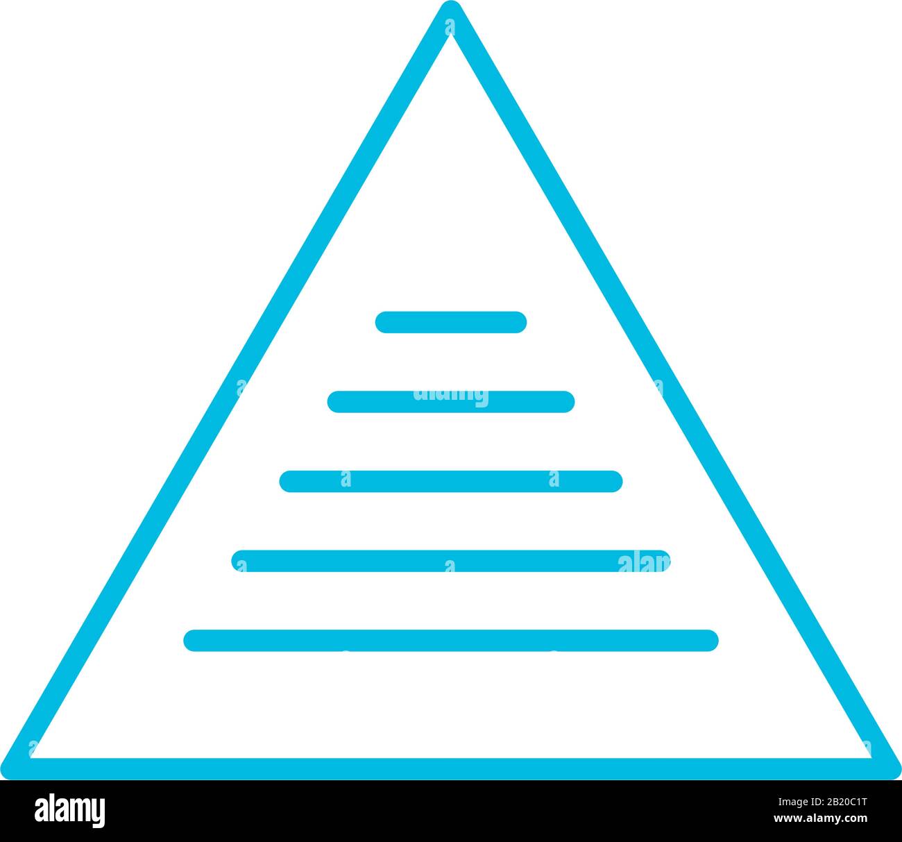 striped triangle line style icon design, futuristic virtual technology ...