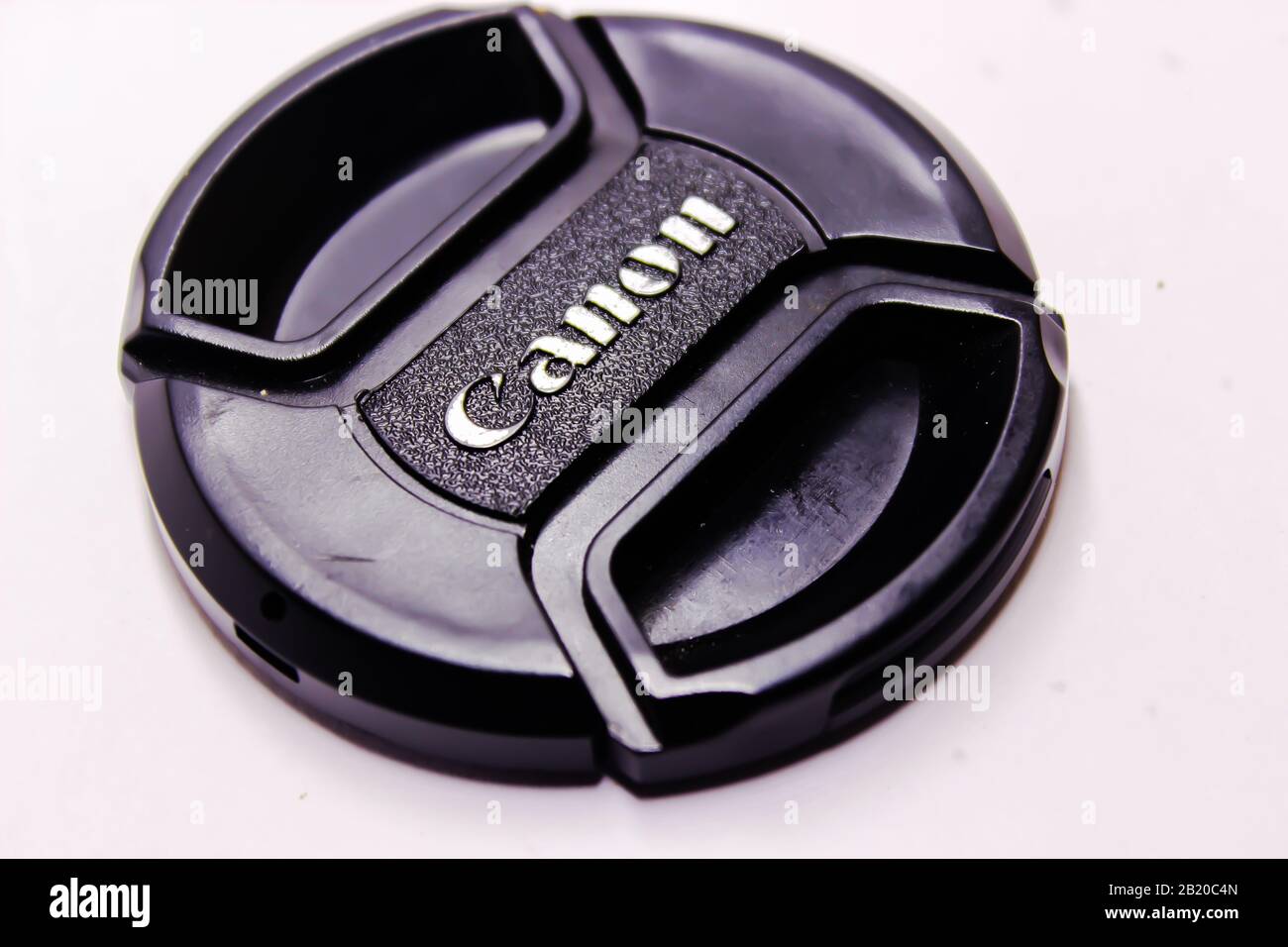 A picture of canon lens cover Stock Photo - Alamy