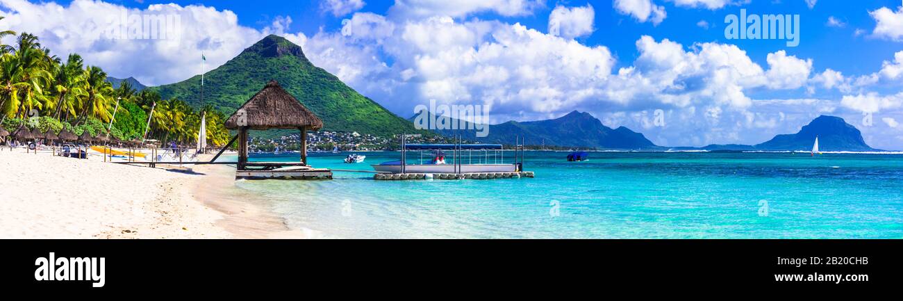 Best beaches of Mauritiius island - Flic en Flac with great resorts and ...