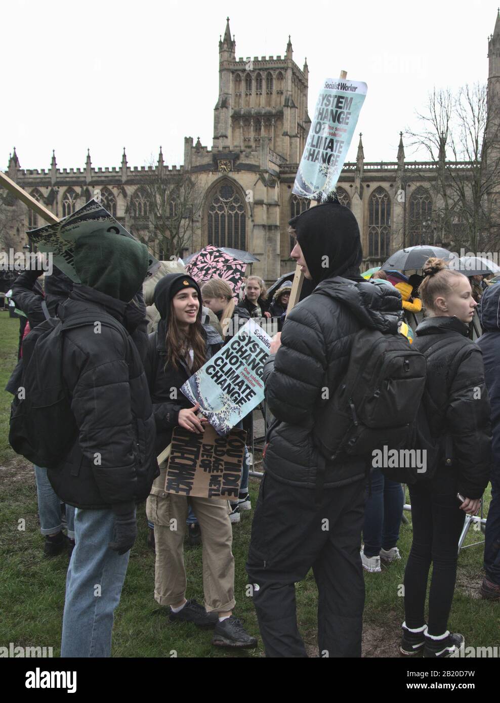 Man holding greta thunberg placard hi-res stock photography and images ...
