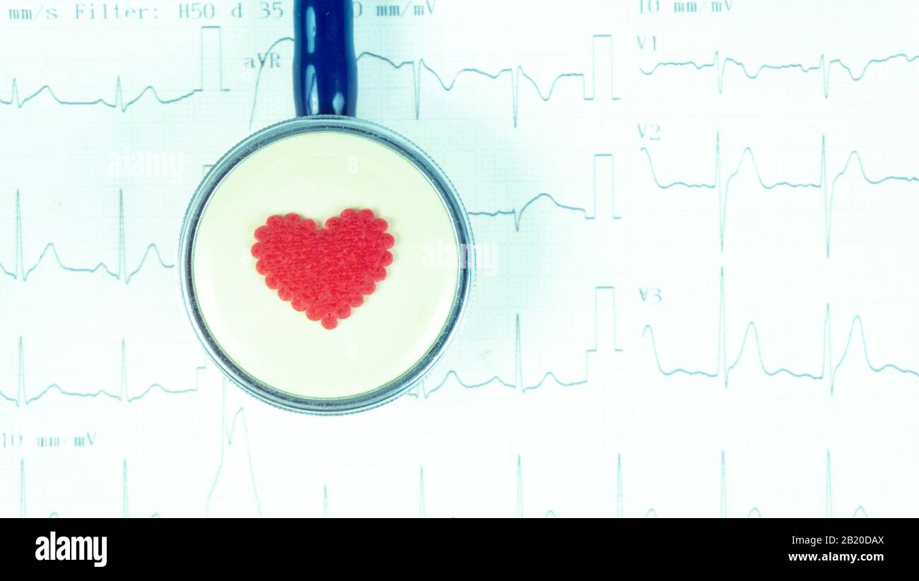 Cardiogram graph paper background Cut Out Stock Images & Pictures - Alamy