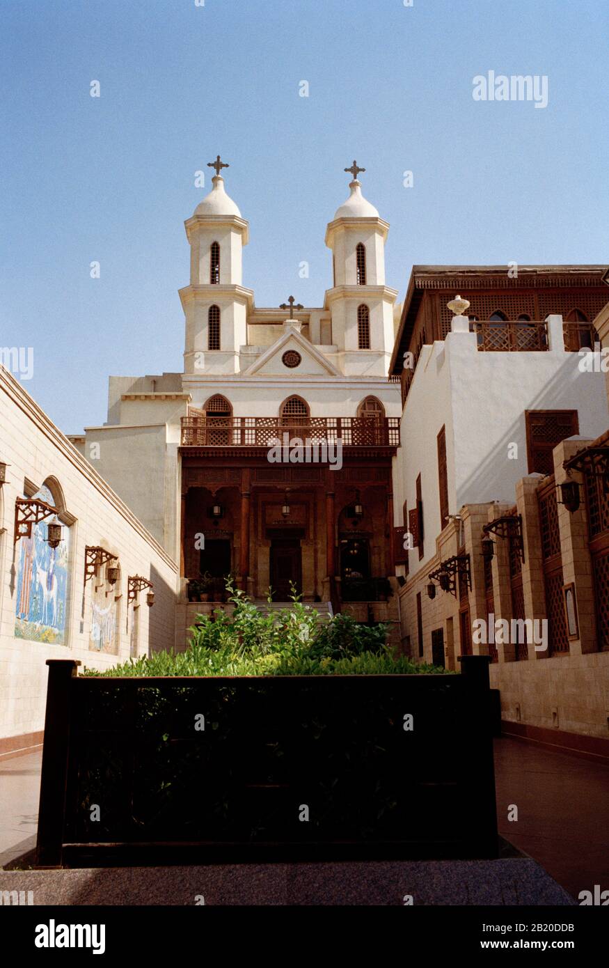 travel Photography - The Hanging Church in Coptic Cairo in the city of ...