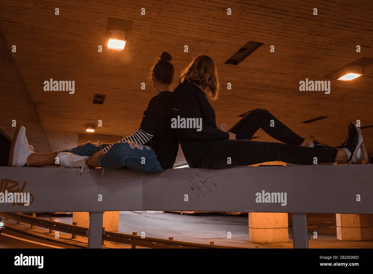 Sitting railing hi-res stock photography and images - Alamy