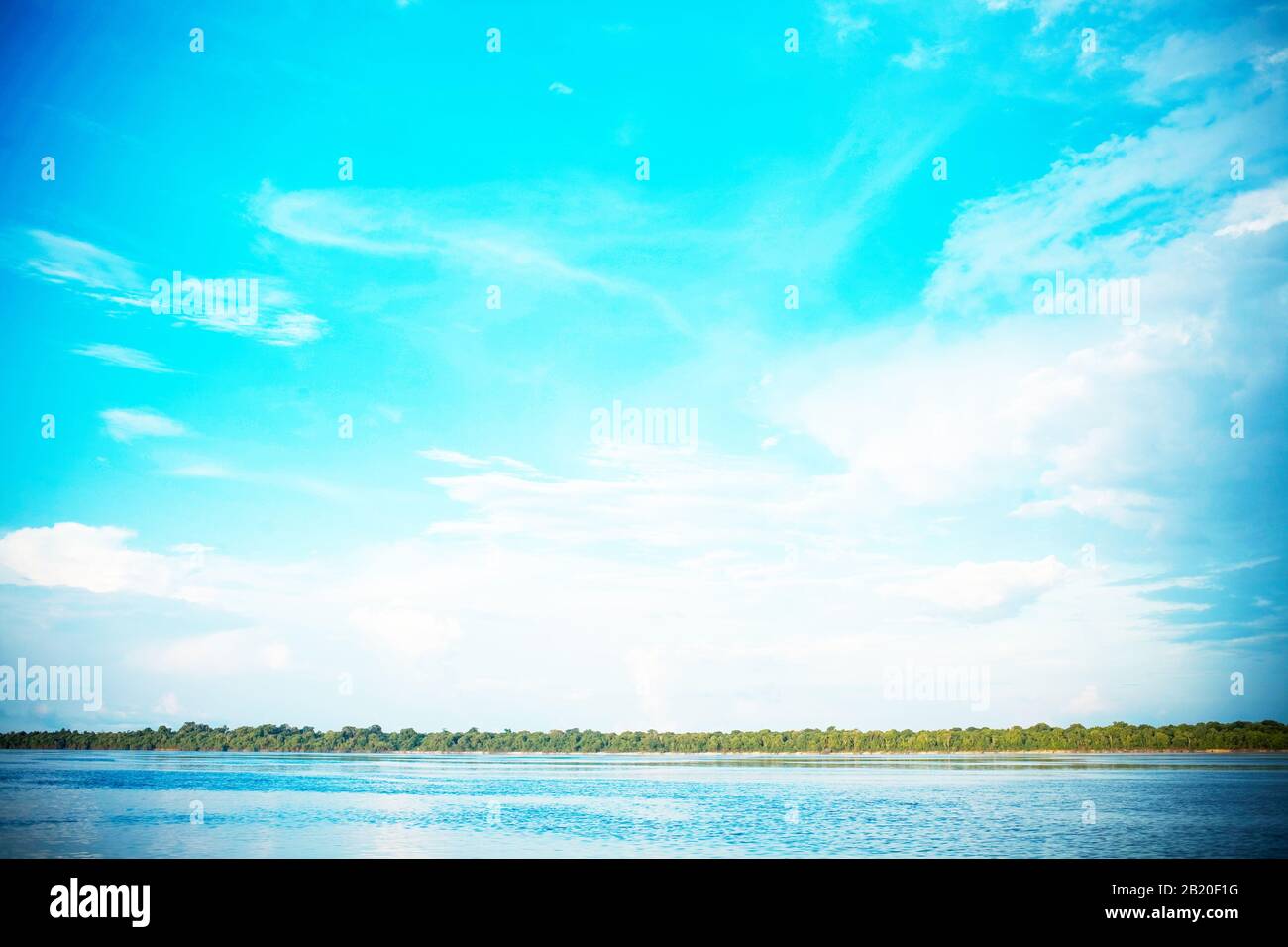 Landscape, Negro River, Iranduba, Amazonas, Brazil Stock Photo - Alamy