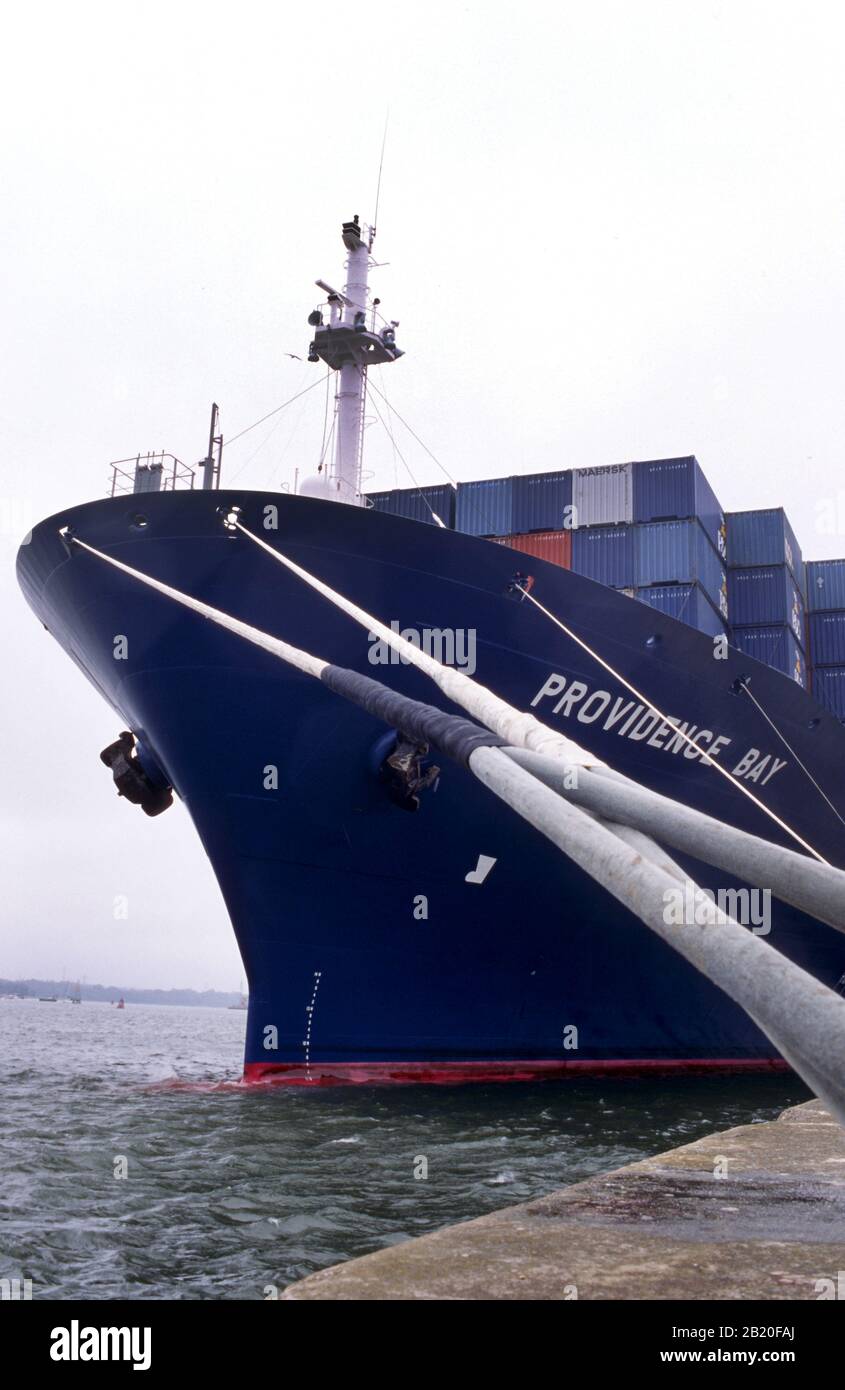 Providence Bay cargo ship at Southampton Port Stock Photo - Alamy