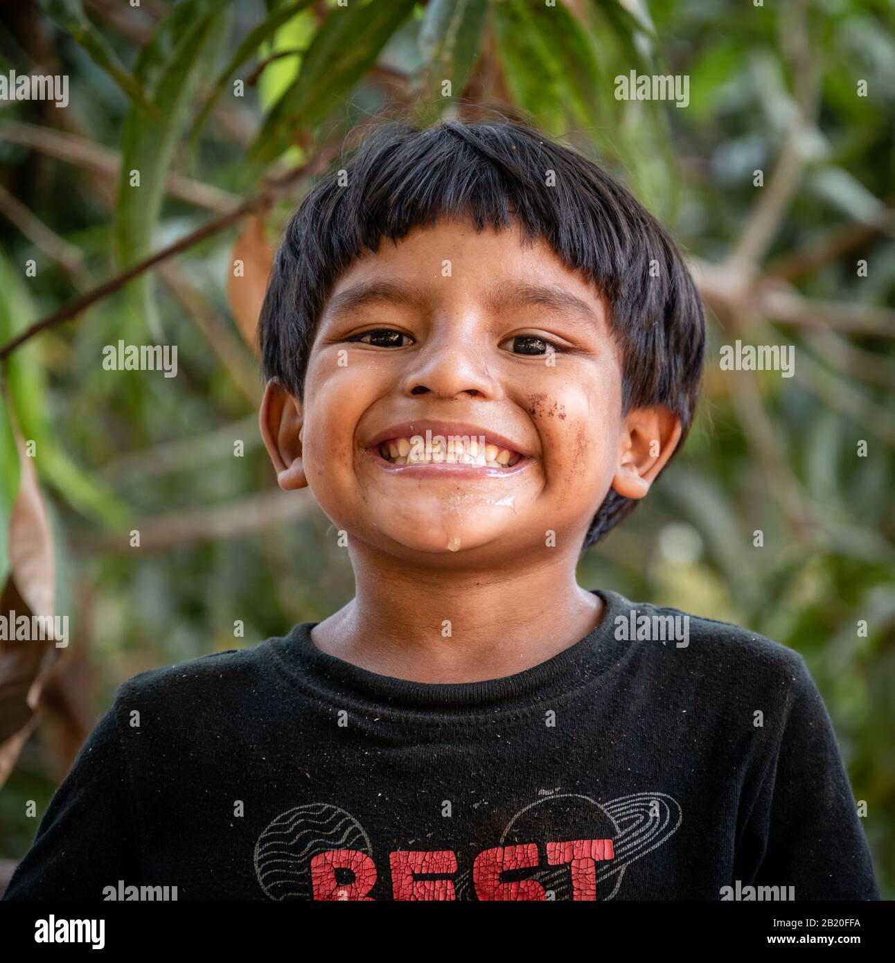 portrait of young hispanic boy in Guatemalan village Stock Photo - Alamy