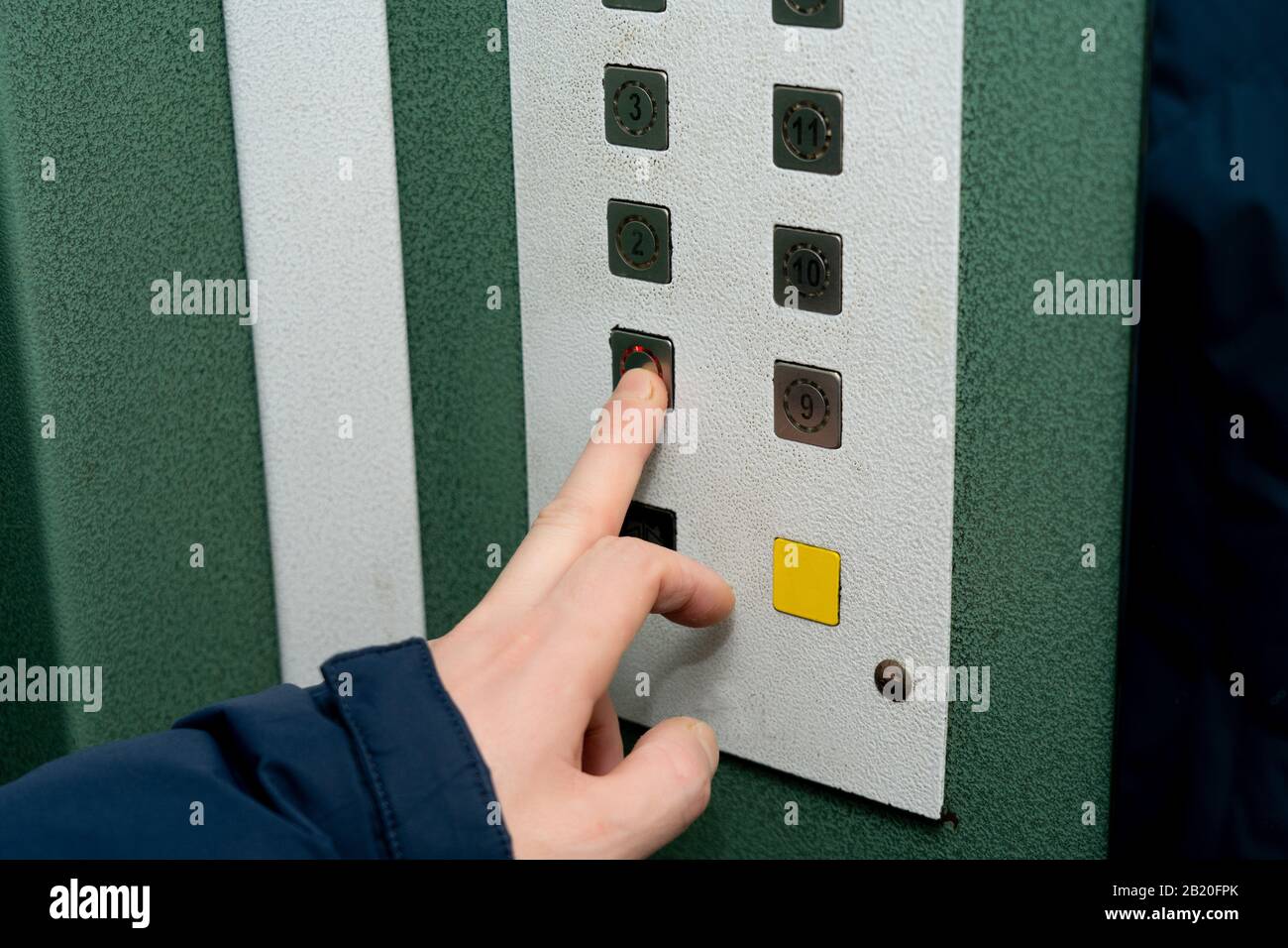 Worker inside cabin lift machine hi-res stock photography and images ...