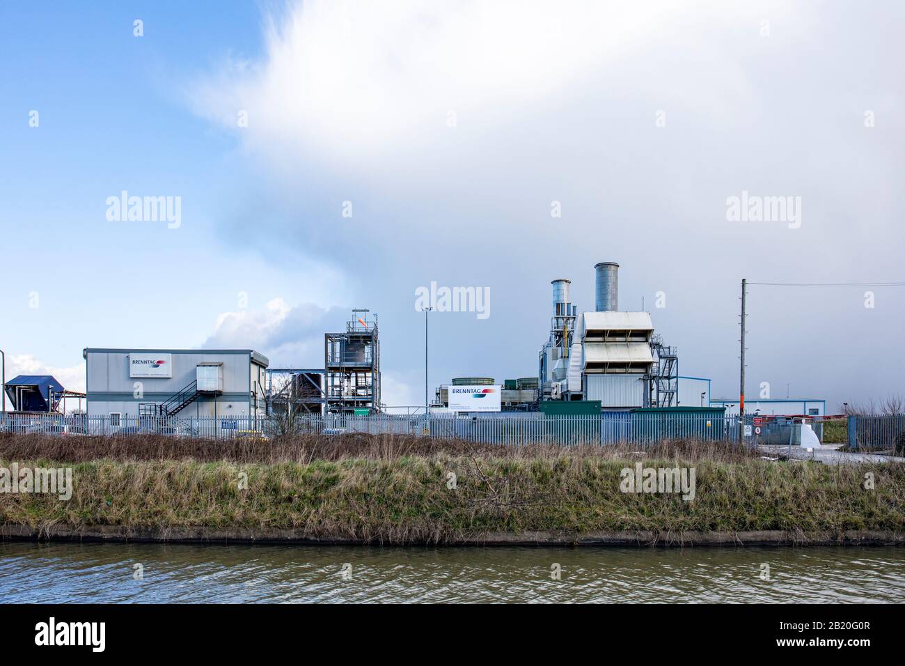 Brenntag Chemical Distribution in Cheshire UK Stock Photo - Alamy