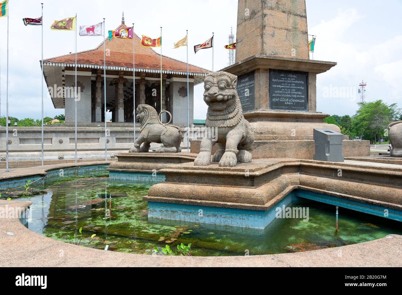 Colombo, Sri Lanka - July 2011: Independence Memorial Hall is a ...