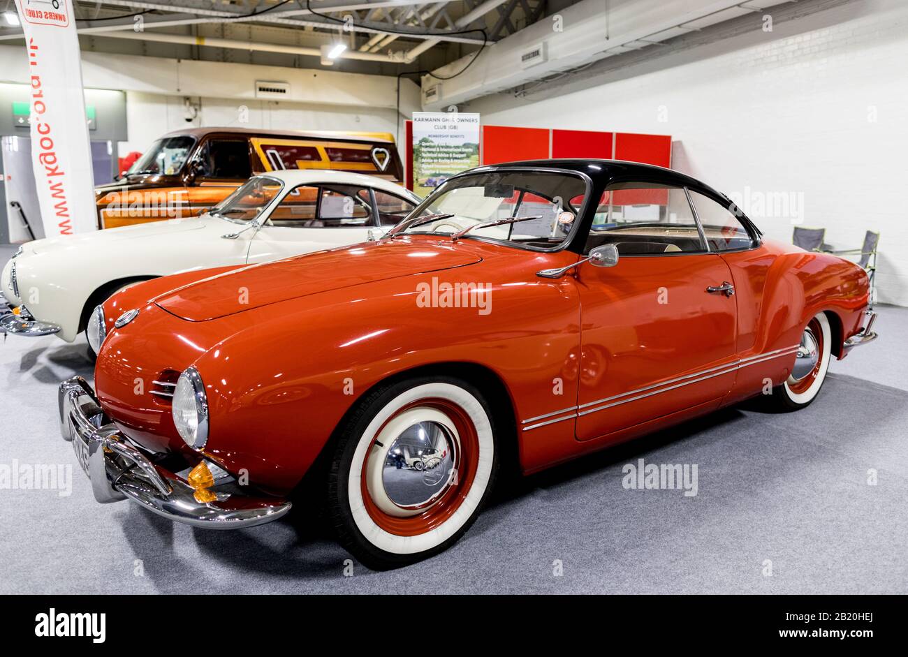 Karmann Gia At The London Classic Car Show 2020 UK Stock Photo - Alamy