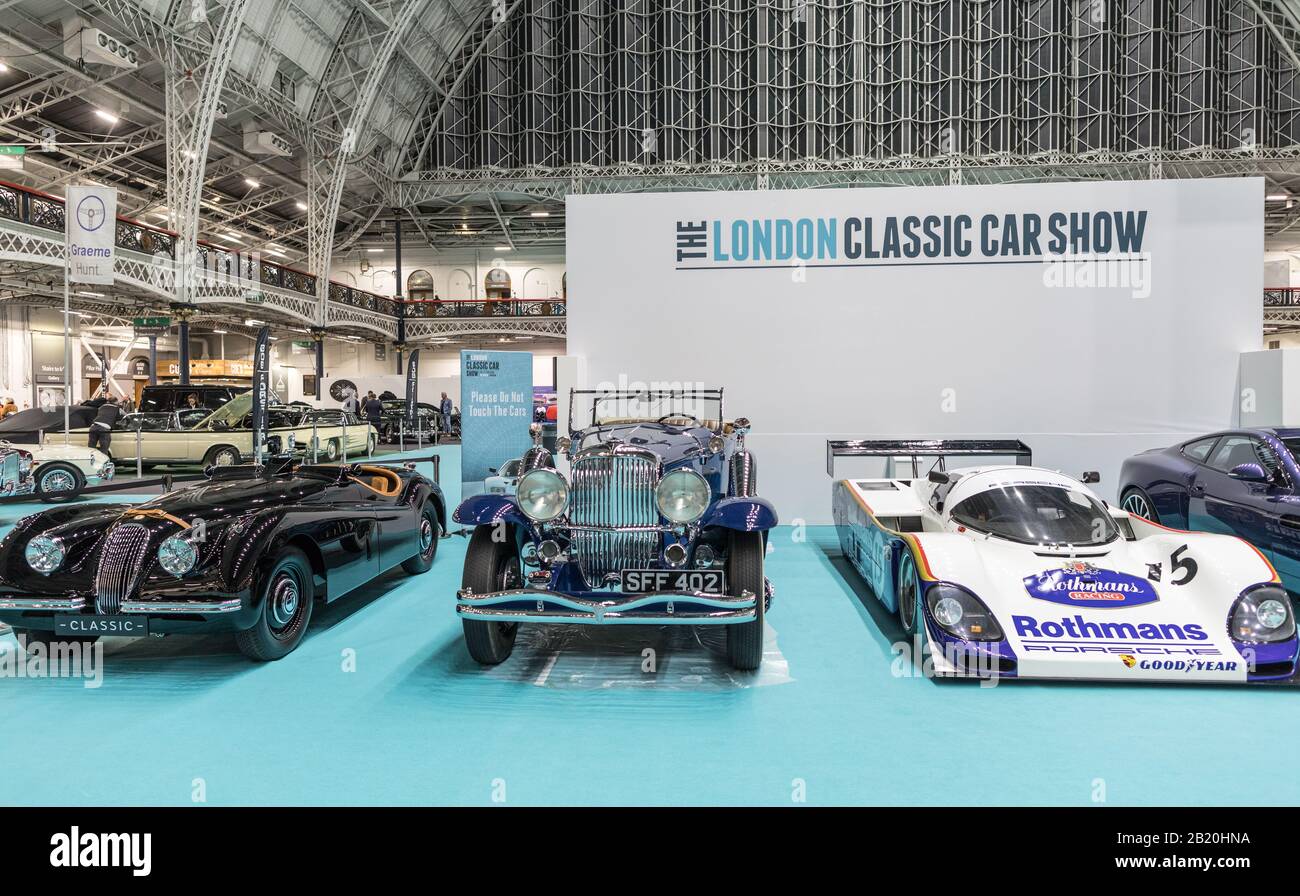 The Classic Car Show London 2020 Stock Photo - Alamy
