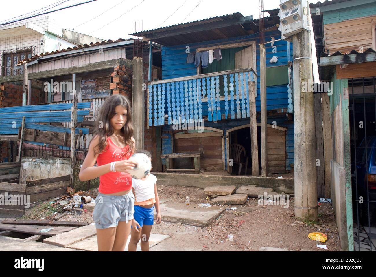 Hut, Barreiro Slum, Belém, Pará, Brazil Stock Photo - Alamy