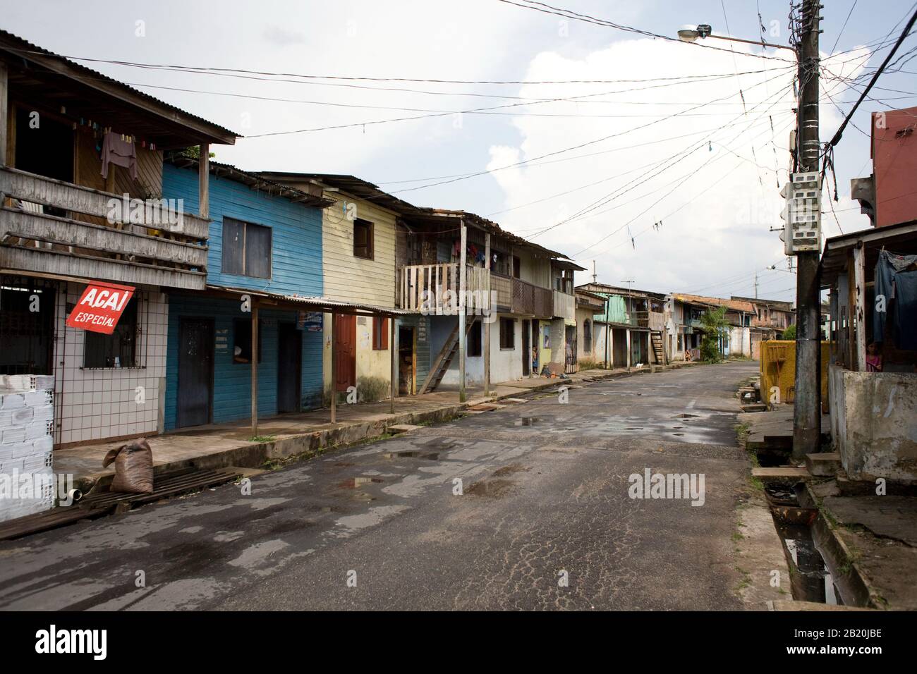 Hut, Barreiro Slum, Belém, Pará, Brazil Stock Photo - Alamy