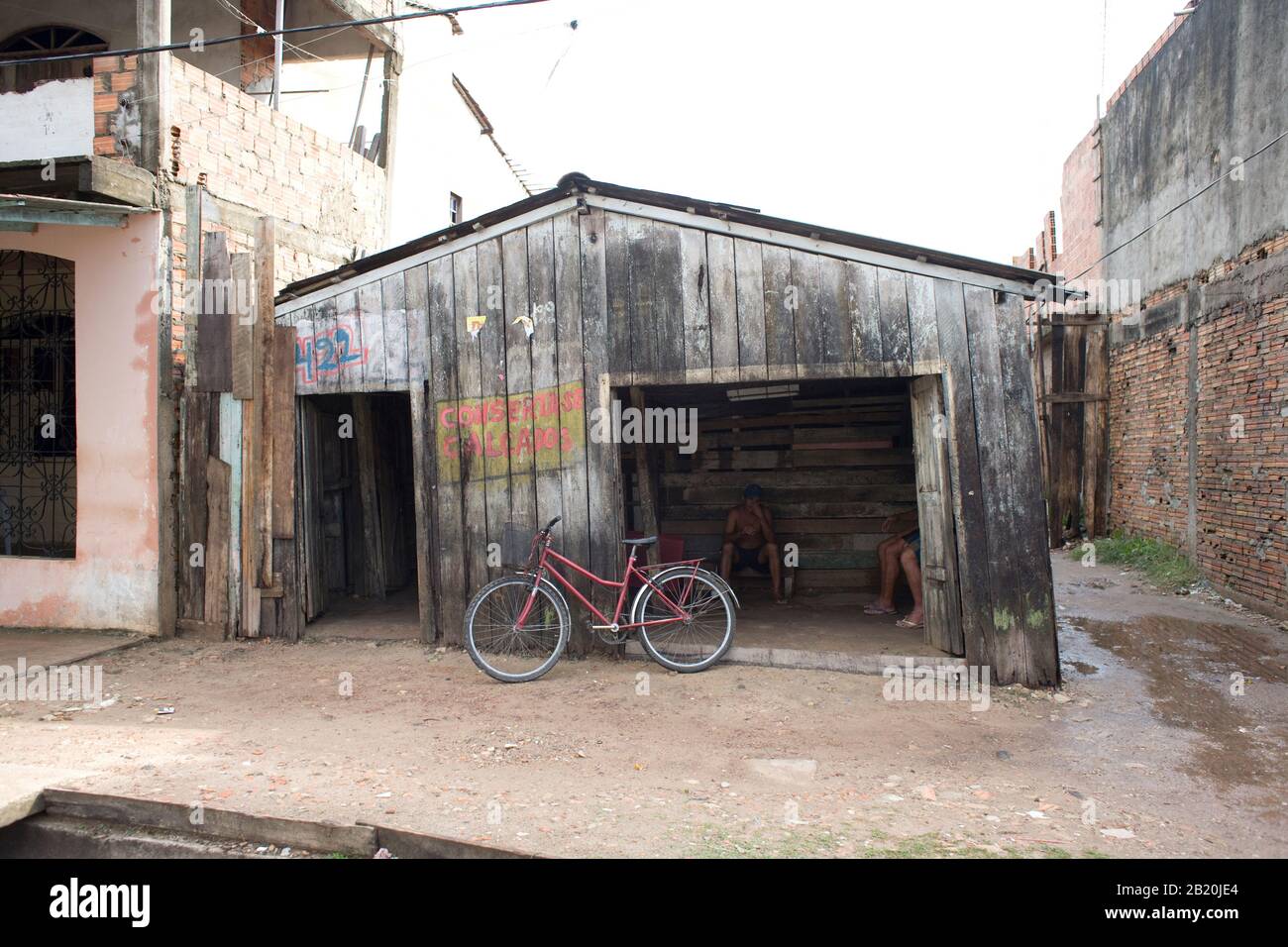 Bicycle, Barreiro Slum, Belém, Pará, Brazil Stock Photo - Alamy