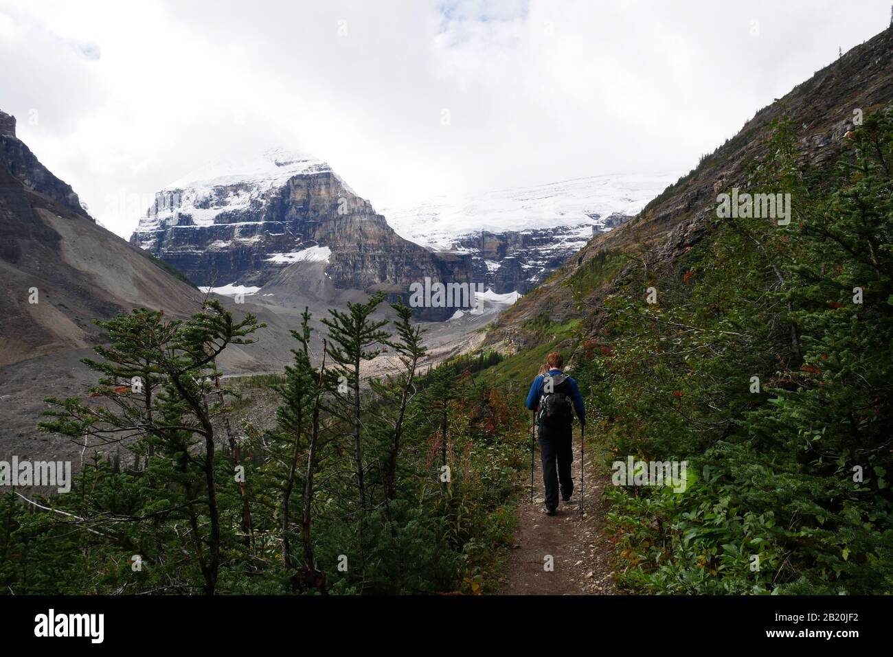 Epic hiking trail along hi-res stock photography and images - Alamy