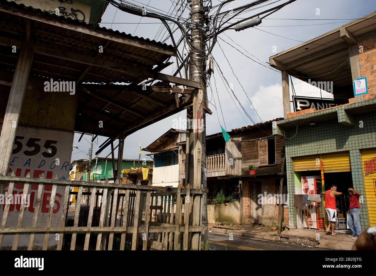 Houses, Barreiro Slum, Belém, Pará, Brazil Stock Photo - Alamy