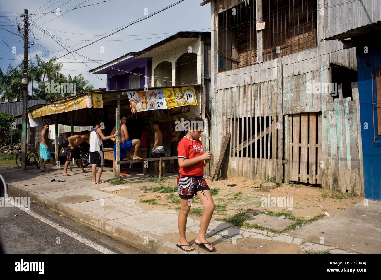 Hut, Barreiro Slum, Belém, Pará, Brazil Stock Photo - Alamy