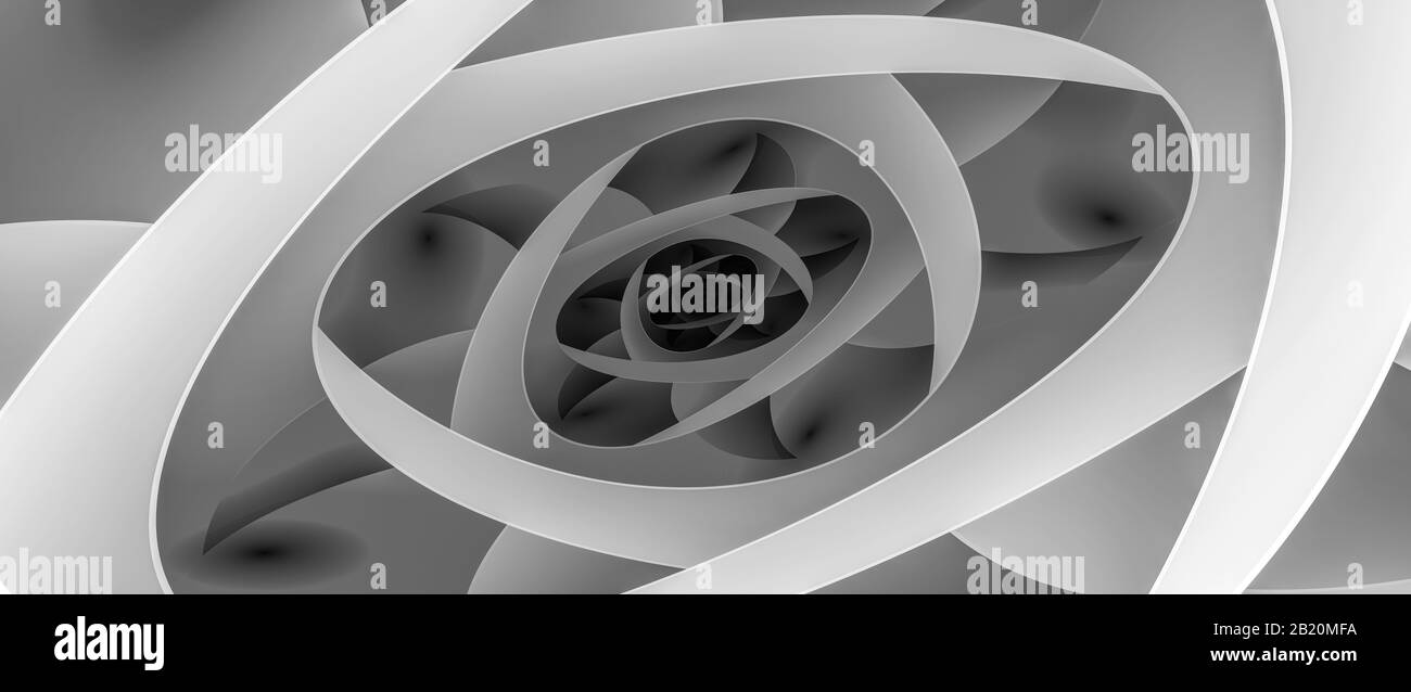 Black and white inverted stained-glass abstract intensity map, computer ...