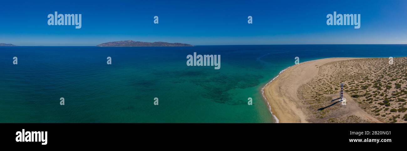 Magdalena Bay Baja California Sur aerial landscape Mexico Stock Photo ...