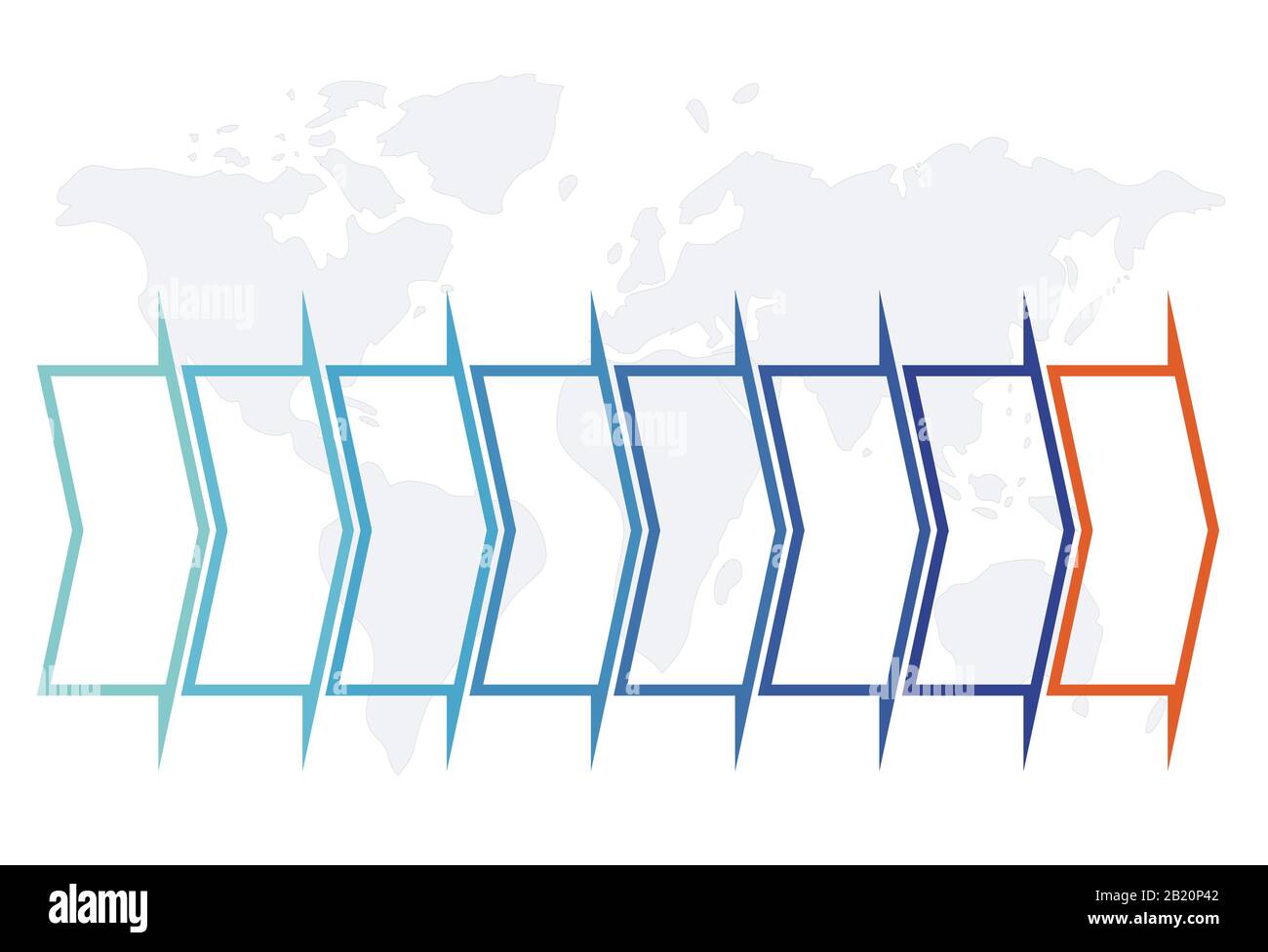 Vector template infographic arrows Cut Out Stock Images & Pictures - Alamy