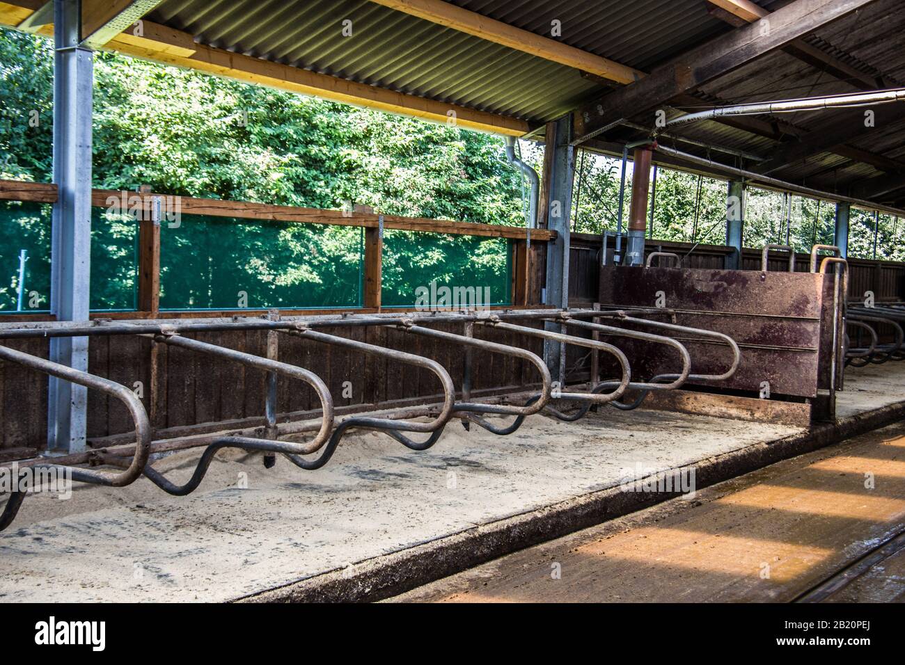 farm stables for cattle Stock Photo - Alamy