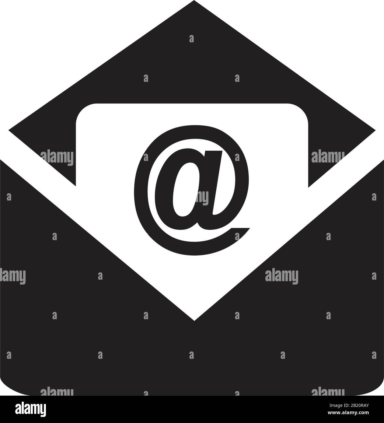Mail, Email Icon template black color editable. Mail, Email Icon symbol ...