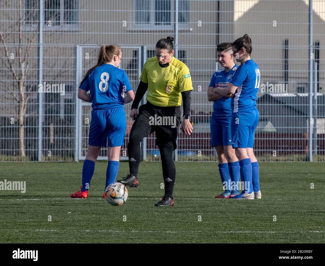 Glasgow, Scotland, UK. 23rd February 2020: Scottish Women Football ...