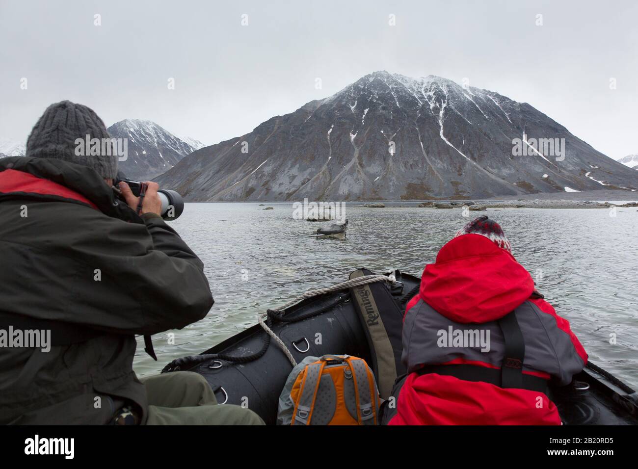 Arctic boat svalbard norway zodiac hi-res stock photography and images ...