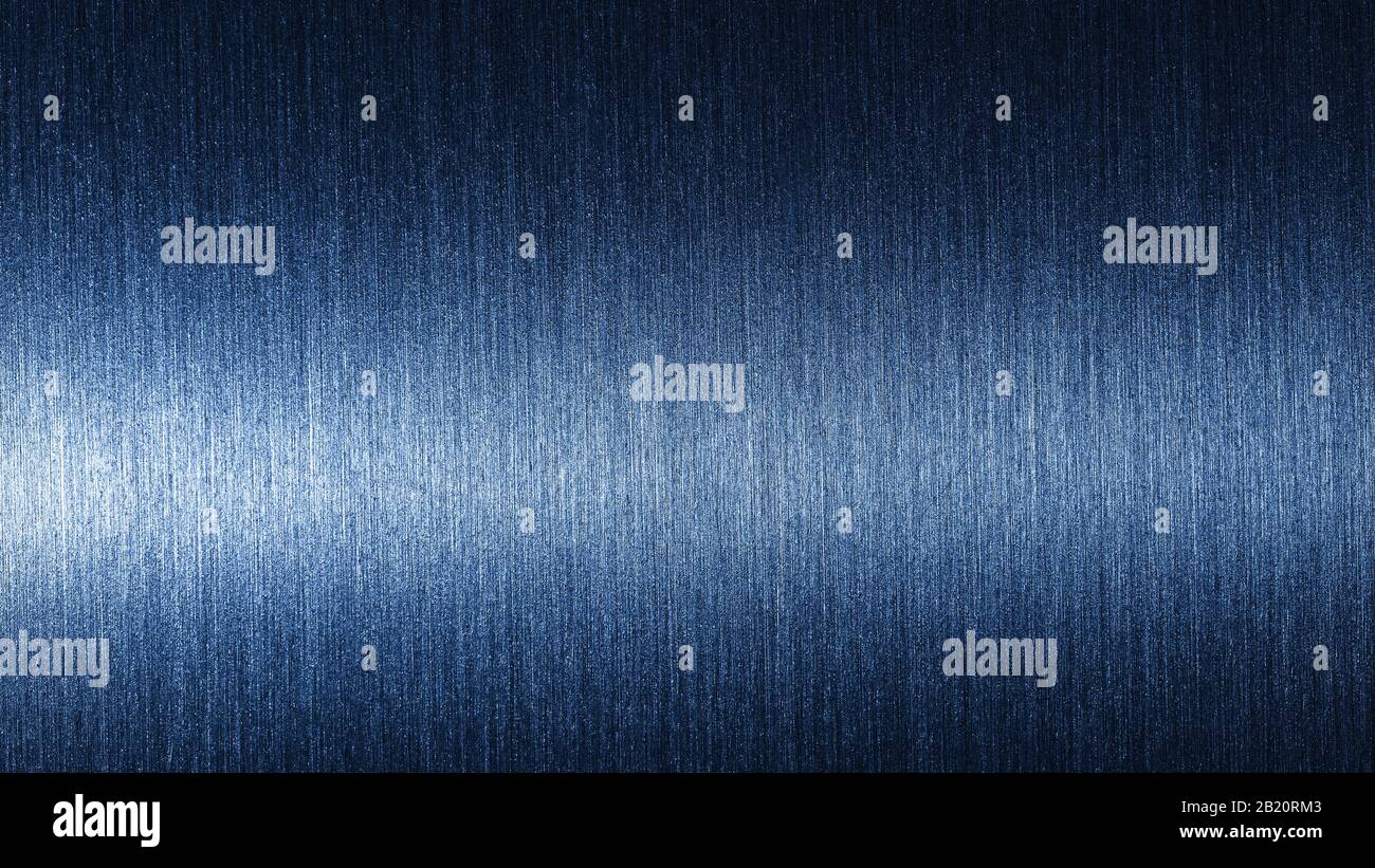 The texture of the blue metal with the luster of reflection. Full ...