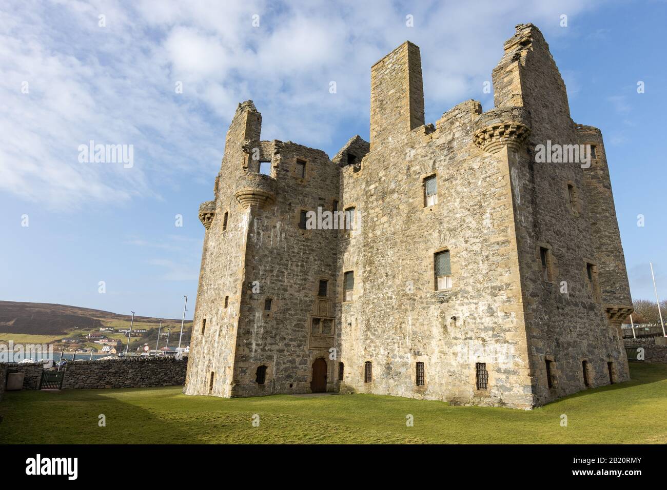 Scalloway castle in shetland islands hi-res stock photography and ...