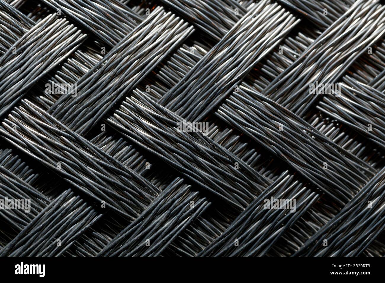 Macro view of silver fiber, metal texture Stock Photo - Alamy
