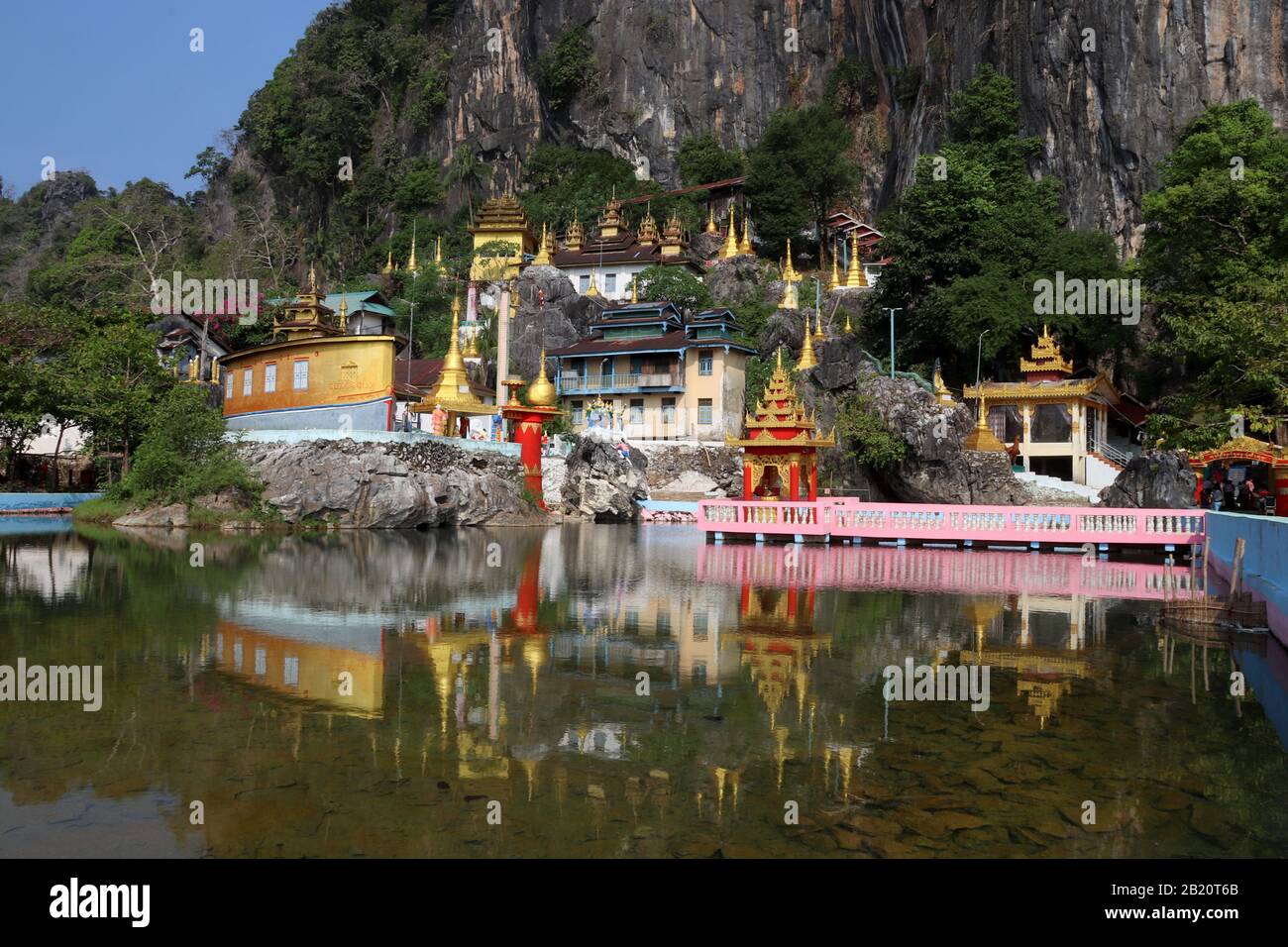Bayin Nyi Cave, Myanmar Stock Photo - Alamy