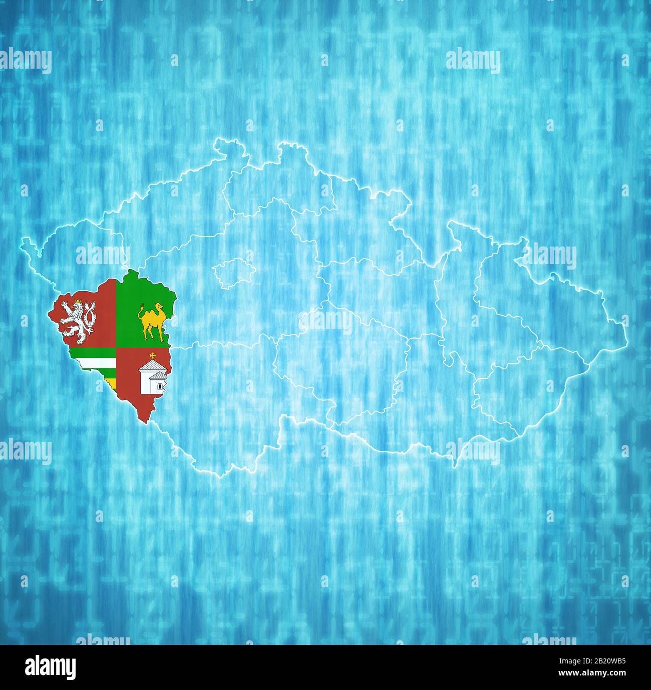 Plzen map hi-res stock photography and images - Alamy