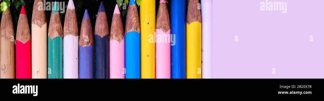 Horizontal Colored Pencil