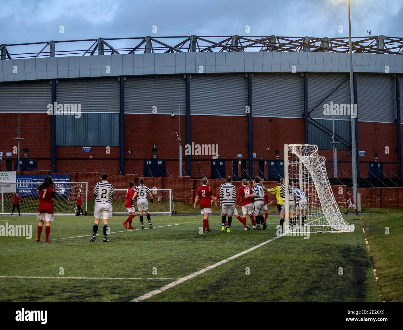 Hampden park glasgow night hi-res stock photography and images - Alamy