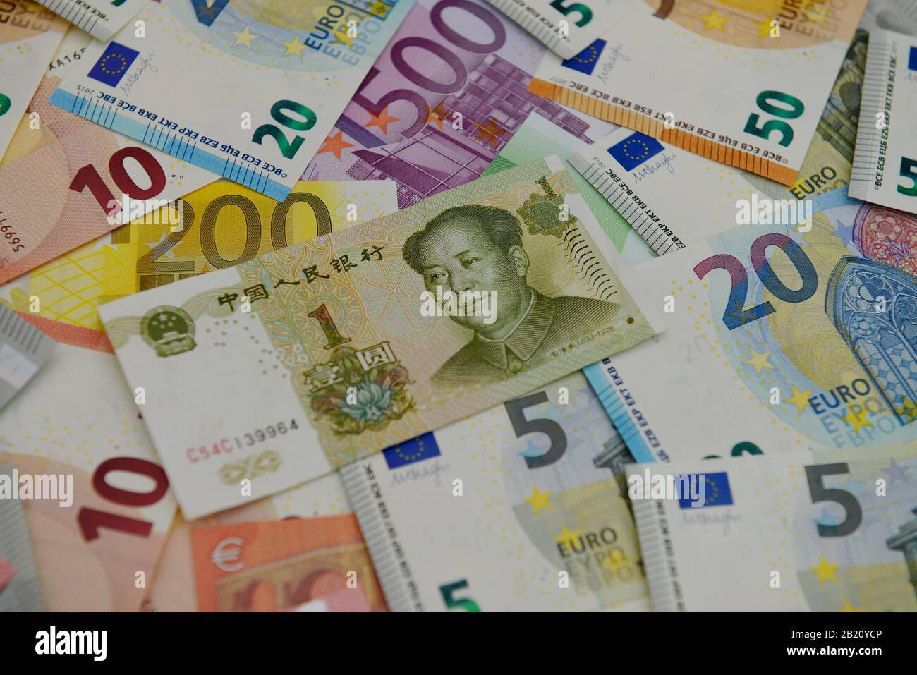 Chinesische yuan banknote hi-res stock photography and images - Alamy