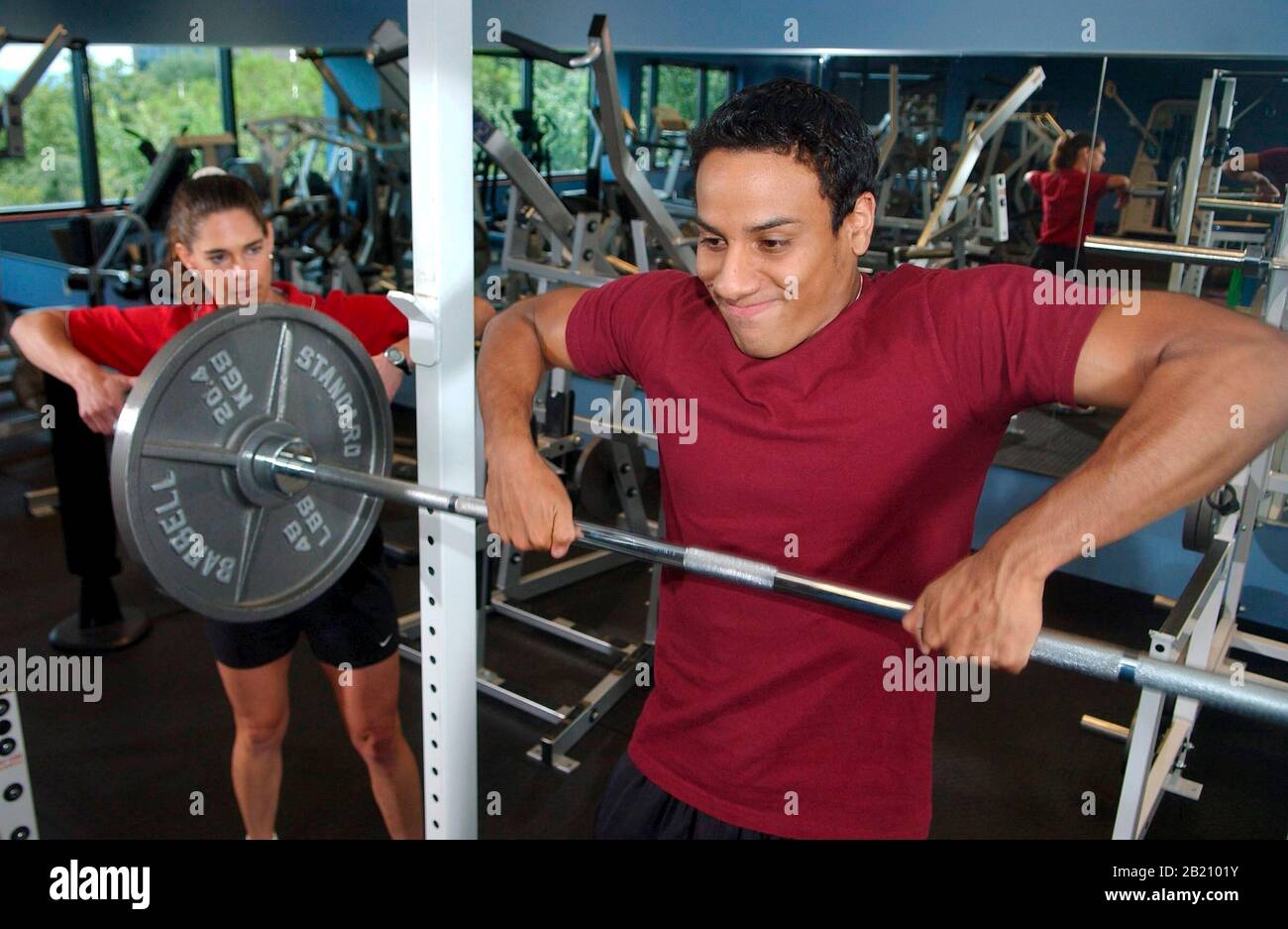 Teen weightlifting hi-res stock photography and images - Alamy