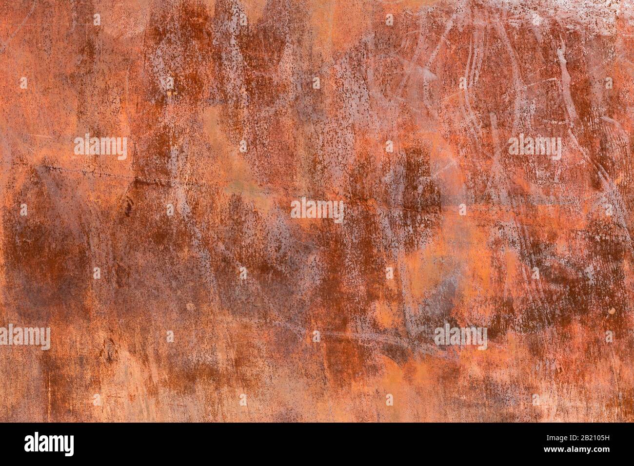front view of rusted brown iron surface with texture Stock Photo - Alamy