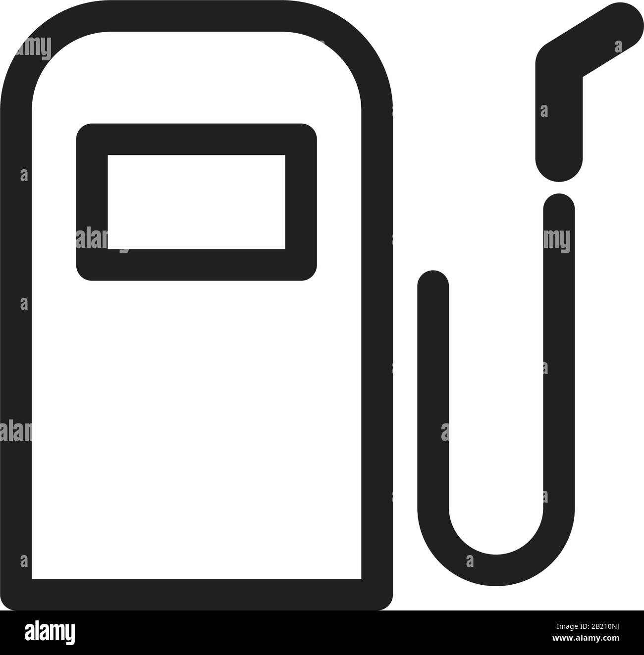 Gas Station Icon template black color editable. Gas Station Icon symbol ...