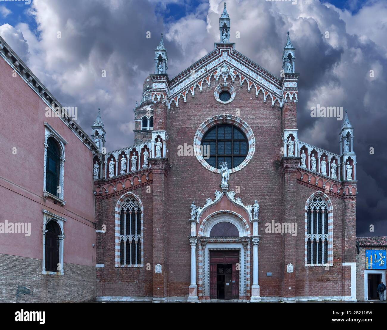 Gothic parish church Madonna dell`Orto, around 1400, Venice, Veneto ...