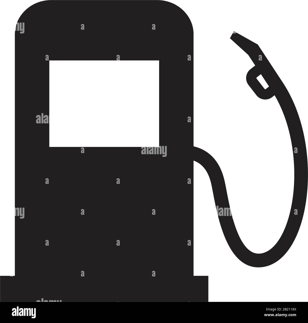 Gas Station Icon template black color editable. Gas Station Icon symbol ...