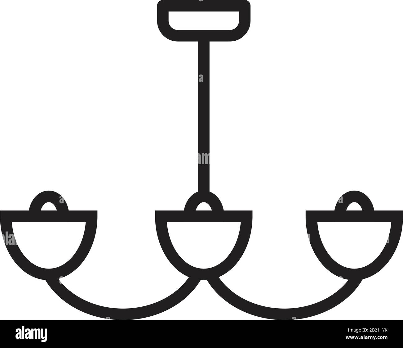 Lamp Icon template black color editable. Lamp Icon symbol Flat vector ...