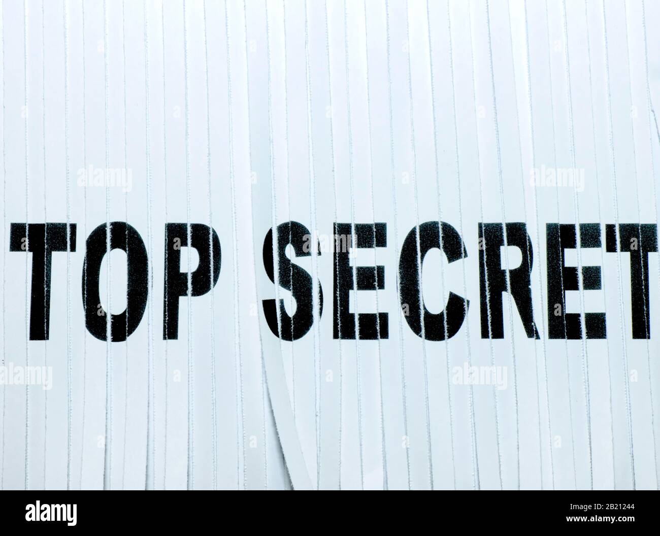 Top secret papers chased through the shredder, Berlin, Germany Stock ...