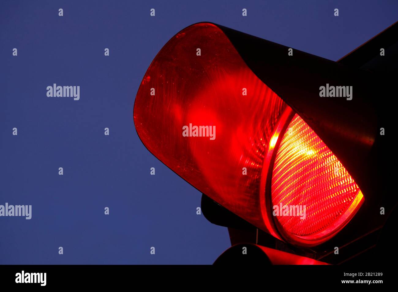 Traffic light shows blue hi-res stock photography and images - Alamy