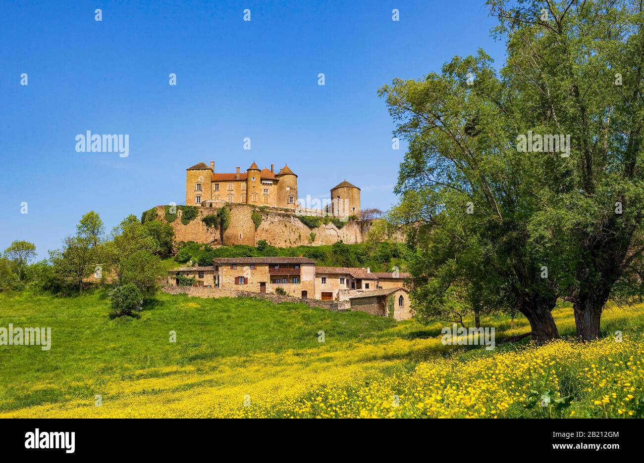 Village of berze le chatel hi-res stock photography and images - Alamy