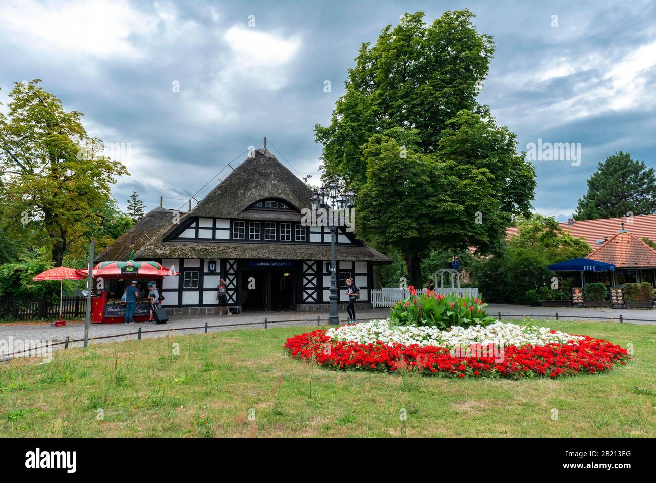 Dahlem-Dorf, underground station, U3, Dahlem, Berlin, Germany Stock ...
