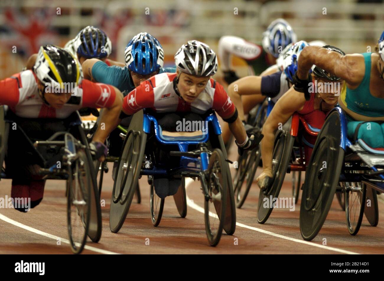 Athens, Greece 24SEP04: Paralympic Games Switzerland's Edith Hunkeler ...