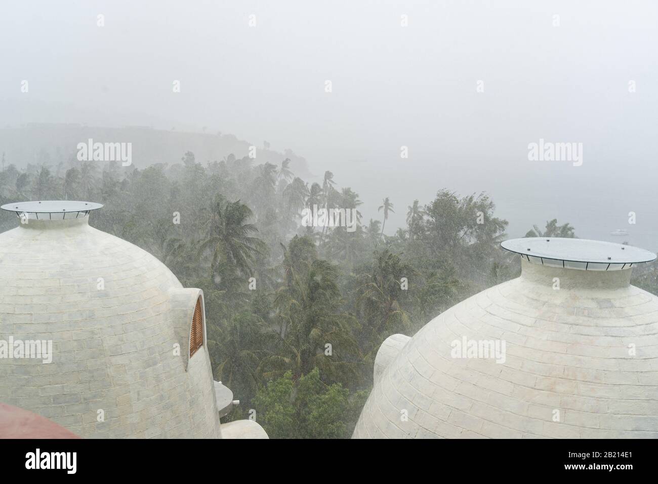 Gale at its height in the tropics Stock Photo - Alamy
