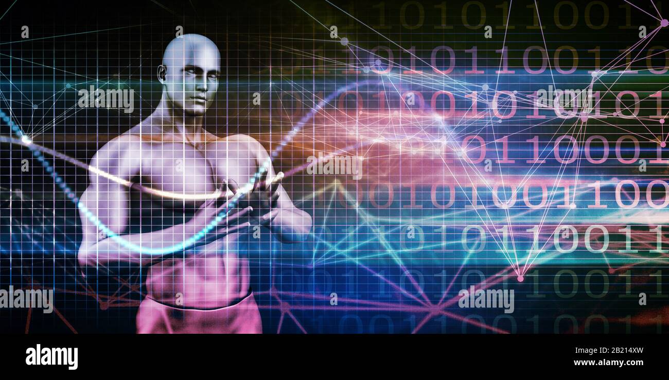 Artificial Intelligence AI Neural Network Logic Art Stock Photo - Alamy